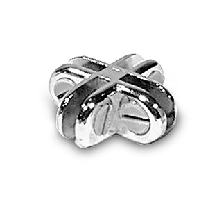 4 Way Glass Connector - Chrome – Preferred Projects