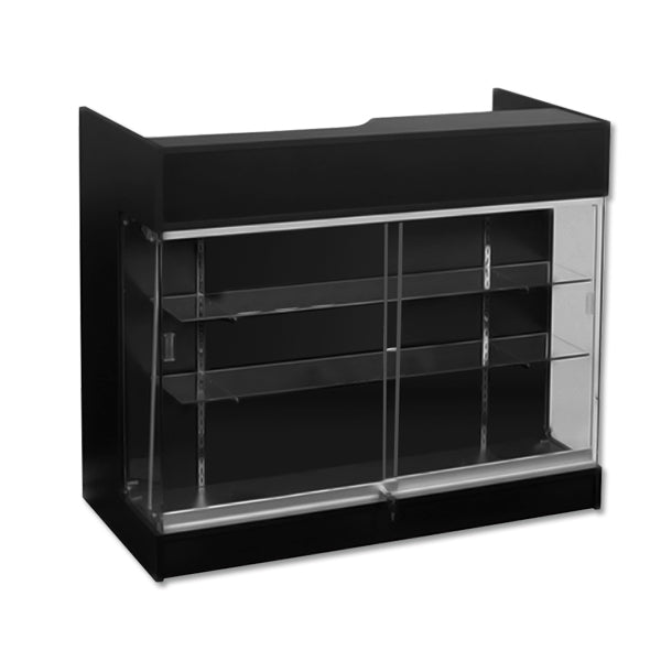 4' Ledgetop Counter with Front Showcase – Preferred Projects