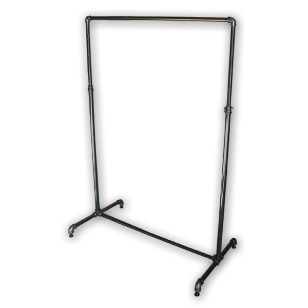 Pipe Style Single Rack- Raw Steel – Preferred Projects